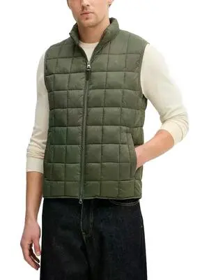 HACKETT Quilted Zip-fastening Gilet - Green