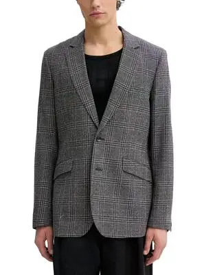 Rag & Bone Plaid-pattern Blazer - Grey