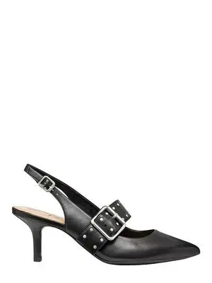 Geox Kleopy Studded Buckle Pumps - Black