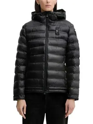 BLAUER. Hooded Padded Jacket - Black