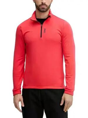 COLMAR Zip Turtleneck Sweater - Red