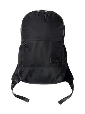 MAKAVELIC Zip Logo Plaque Backpack - Black