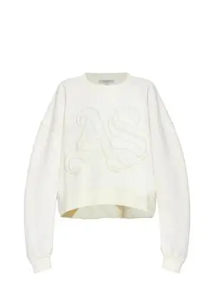 ALLSAINTS Embroidered Sweatshirt - Neutrals