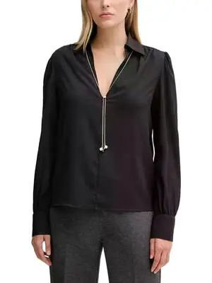GAUDI Embellished Long Sleeve Shirt - Black