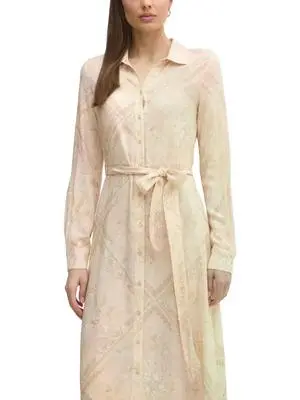 GAUDI Tie-waist Maxi Dress - Neutrals