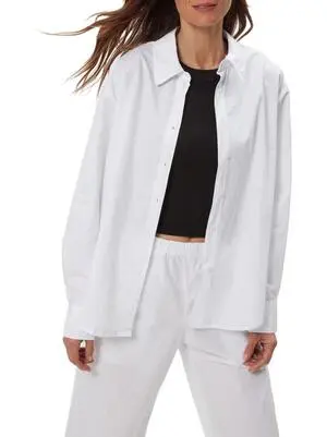 Michael Stars Carson Button-down Shirt - White