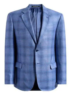 EMPORIO ARMANI Plaid Virgin Wool-Blend Sport Coat