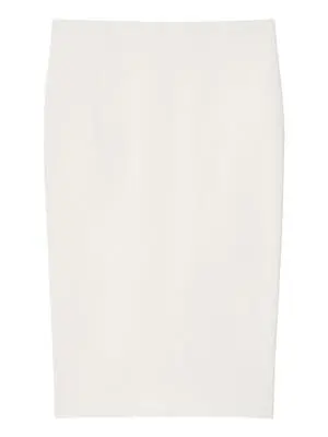 Marina Rinaldi Cady Midi Pencil Skirt - White