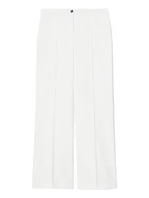 Marina Rinaldi Cotton-blend Trousers - White