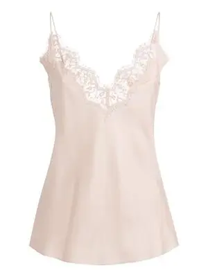RÓHE Silk Lace Cami Top - Rose Gold