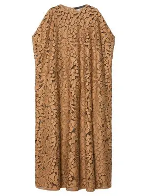 MARINA RINALDI Macramé Lace Maxi Dress