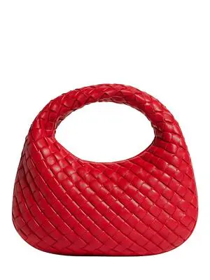 Bottega Veneta Baby Veneta Shoulder Bag - Red