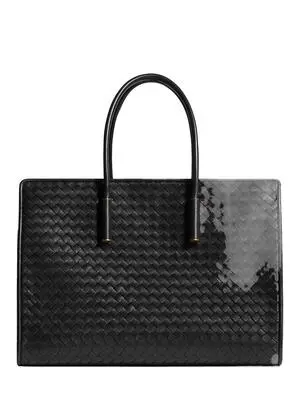 Bottega Veneta Leather Barbara Tote Bag - Black
