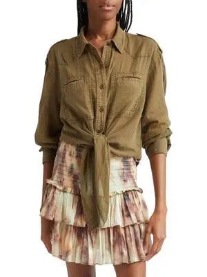 ISABEL MARANT Valiane Button-Up Top