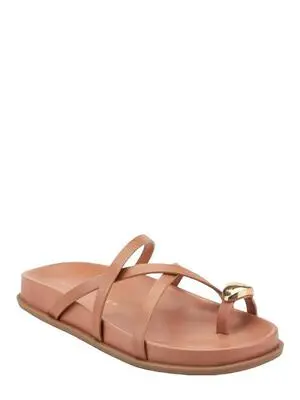 Marc Fisher Braidey Slide Sandal Medium Natural