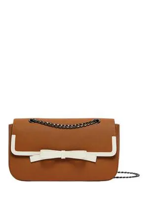 Marina Rinaldi Bow-detail Shoulder Bag - Brown