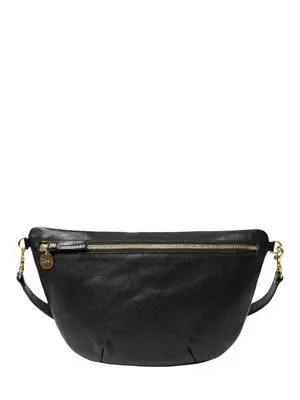 Clare V. Grande Petit Caviar Leather Belt Bag - Black