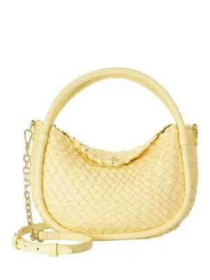 Dune London Dinideliberate Top Handle Bag Yellow