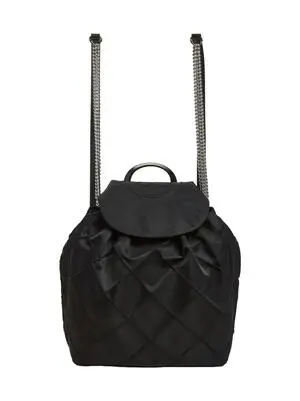 Tory Burch Fleming Nylon Backpack - Black