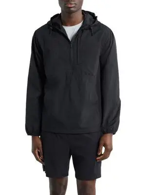 Zella Popover Windbreaker Jacket - Black