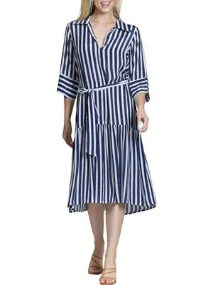 APNY Stripe Shirtdress