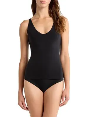 Nordstrom Seamless Layering Tank Black