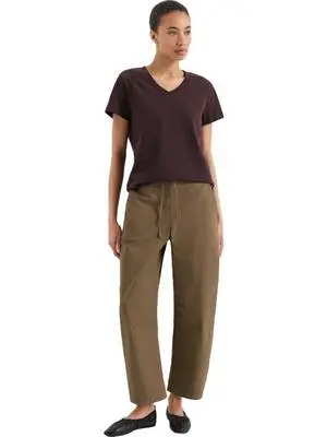 PACT Pact Organic Cotton Softspun Essential V-Neck Tee Plum