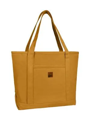 DALIX 20" Canvas Tote Bag Butterscotch