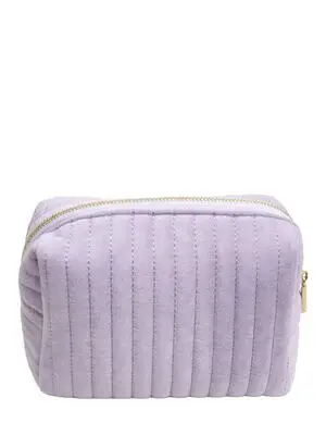 DONATELLO GIAN Velvet Cosmetic Bag - Purple