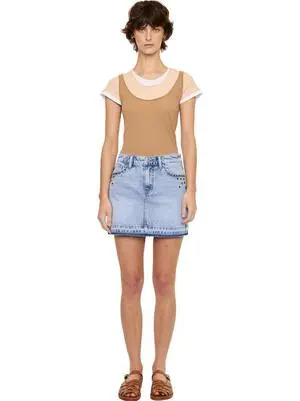 KANCAN Mildred Mid-rise Skirt - Medium Light