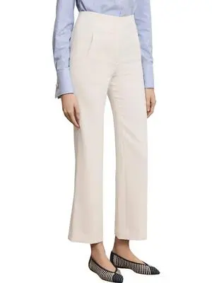 Veronica Beard Carys Crop Pants - Dove