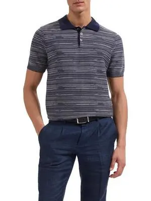 BUGATCHI Space Dye Polo Sweater