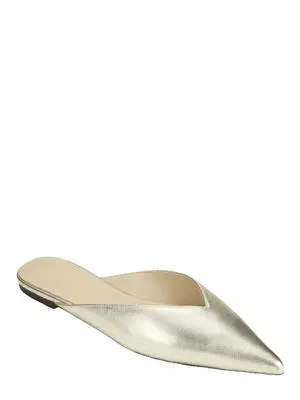 Yosi Samra Nera Pointed Toe Flat - Gold
