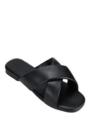 Yosi Samra Delancey Slide Sandal - Black