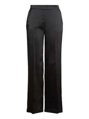 Anne Klein Satin Wide Leg Pants - Anne Black