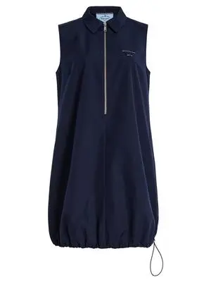 Prada Faille Mini Dress - Blue