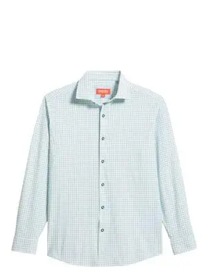 JOHNSTON & MURPHY Xc Motion Performance Knit Button-up Shirt