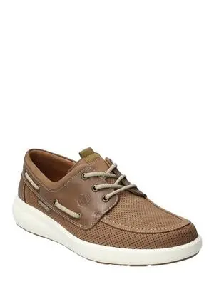 Mephisto Jozio Boat Shoe - Taupe