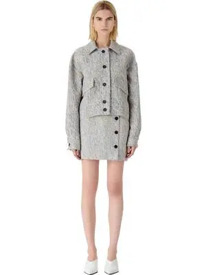 IRO PARIS Elios Tweed Jacket - Beige/white/black