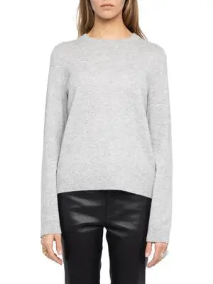 Zadig&Voltaire Cera Wool & Cashmere Sweater - Light Grey