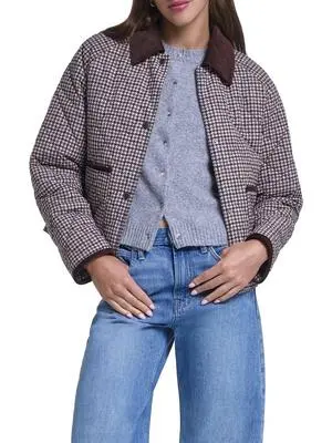 LEVI'S Quilted Barn Jacket Houndstooth