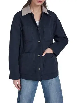 LEVI'S Contrast Collar Field Jacket - Navy