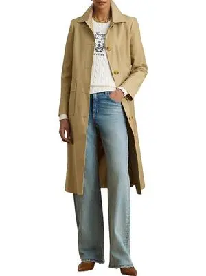 Ralph Lauren Cotton-blend Coat - Birch Tan