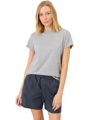 PACT Organic Cotton Softspun Essential Crewneck Tee - Heather Grey