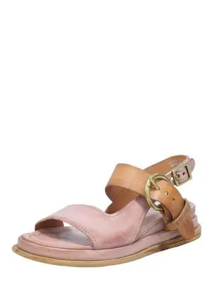 A.S.98 Seger Quarter Strap Sandal Blush