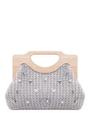 Nina Solei Clutch - Silver