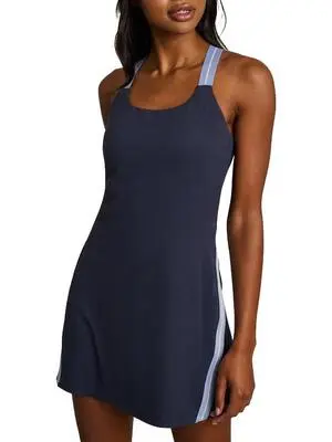 RHONE Cross Back Sports Dress - Navy Blue