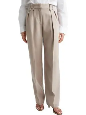JIL SANDER Relaxed Pleated Utility Pants - Mauve