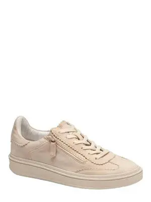 Johnston & Murphy Suede Sneakers With Zipper - Sand Kid Suede