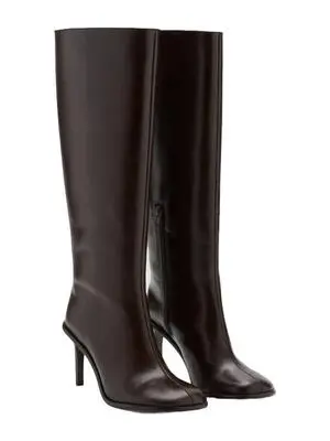 MANGO Knee-High Leather Boots